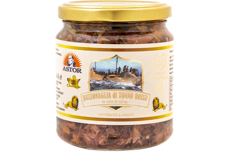 Buzzonaglia di Tonno Rosso in Olio di Oliva da 300 g